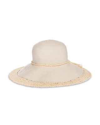 Click here for Loevenich Crochet Edge Wide Brim Hat prices