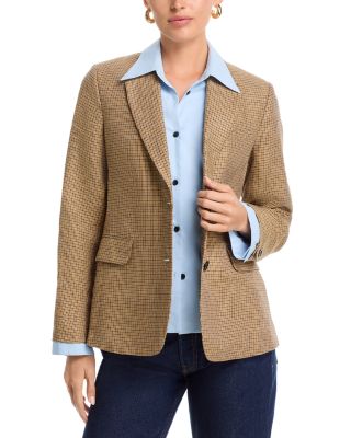 Click here for rag & bone Frank Poplin Plaid Blazer prices