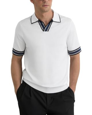 Click here for Reiss Open Collar Stripe Polo Shirt prices