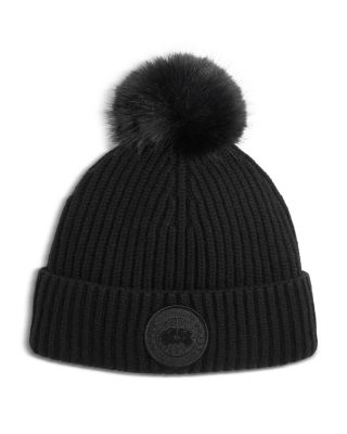 Click here for Canada Goose Wool & Cashmere Pom Hat prices