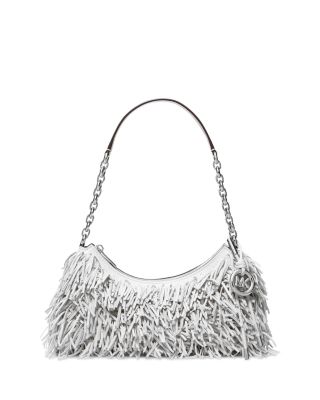 Click here for Michael Kors Nolita Medium Fringed Leather Pouchet... prices
