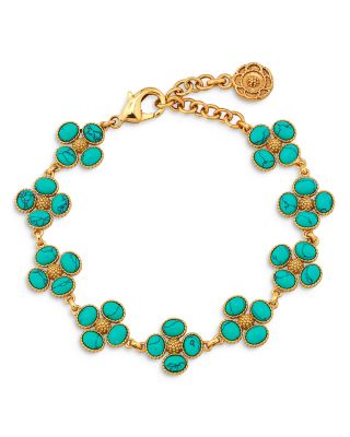 Click here for Capucine De Wulf Berry Clover Turquoise Link Brace... prices