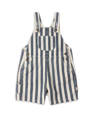 Click here for Rylee + Cru Unisex Striped Denim Shortall - Baby prices
