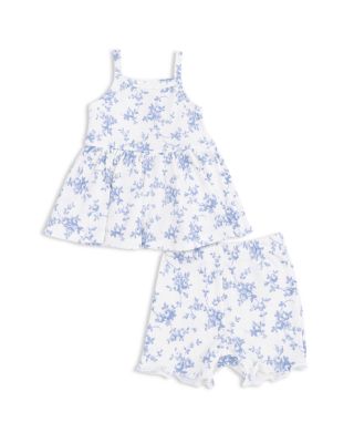 Click here for Angel Dear Girls Blue Vines Peplum Tank Top & Shor... prices