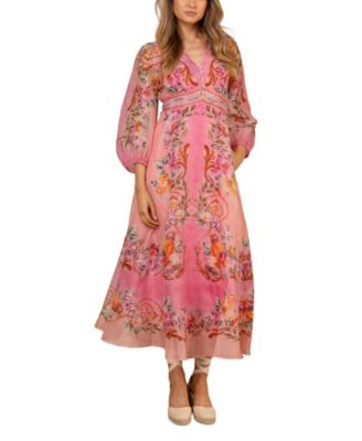 Click here for Hale Bob Frida Organza Maxi Dress prices