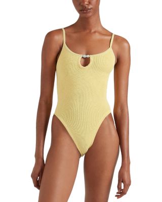 Click here for Hunza G Mia Beaded One Piece Swimsuit prices