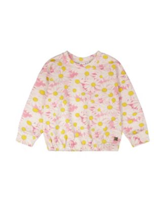 Click here for Deux par Deux Girls French Terry Daisies Sweatshir... prices