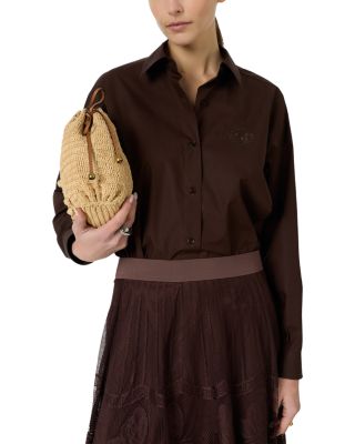 Click here for Gerard Darel Chrina Embroidered Shirt prices