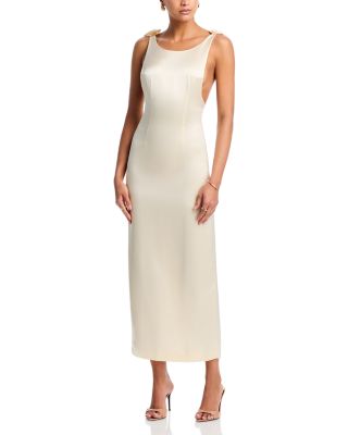 Click here for Aya Muse Lumen Bow Trim Dress prices