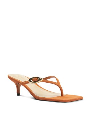 Click here for Schutz Womens Miriam Nubuck Leather Thong Sandals prices