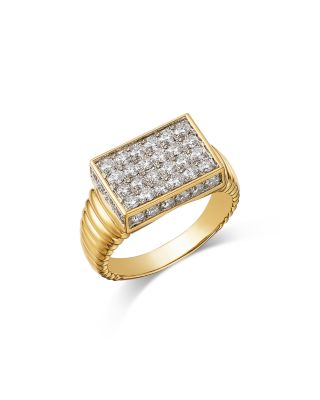 Click here for Bloomingdales Fine Collection Diamond Square Clust... prices