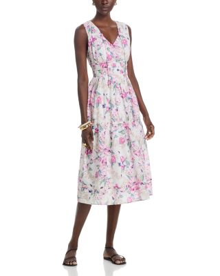 Click here for Tommy Bahama Floral Gardens Midi Dress prices