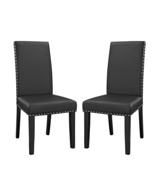 Click here for Modway Parcel Vinyl Dining Side Chair  Set of 2 prices