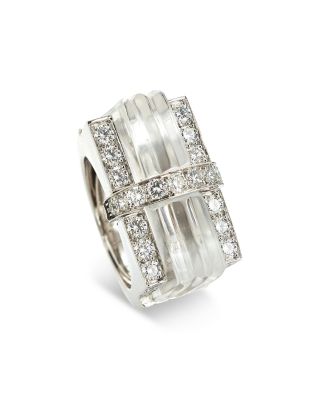 Click here for David Webb Platinum & 18K White Gold Twilight Carv... prices