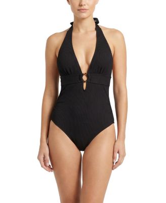 Click here for Change of Scenery Gabrielle Ring Halter Textured O... prices