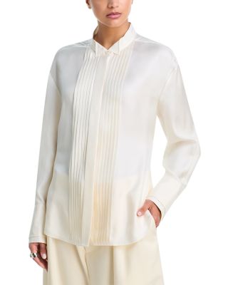 Click here for ROHE Shaped Tuxedo Silk Shirt prices