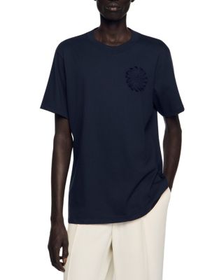 Click here for Sandro Cotton Crochet Flower Tee prices