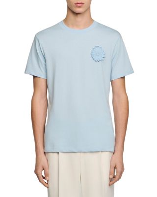 Click here for Sandro Cotton Crochet Flower Tee prices