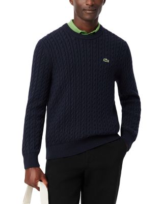 Click here for Lacoste Cable Knit Cotton Sweater prices