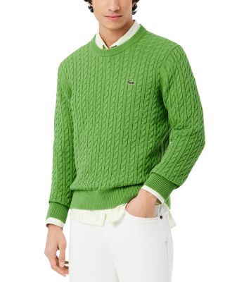 Click here for Lacoste Cable Knit Cotton Sweater prices