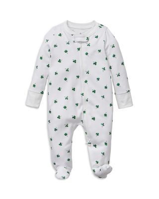 Click here for Petite Plume Girls Pima Cotton Shamrock Romper - B... prices
