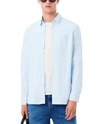 Click here for Lacoste Slim Fit Striped Stretch Poplin Shirt prices