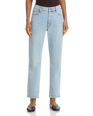Click here for Frame The Borrowed Mid Rise Slim Straight Jeans in... prices