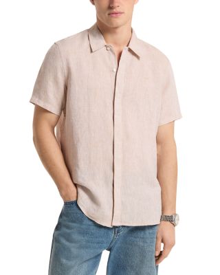 Click here for Michael Kors Classic Linen Point Collar Shirt prices