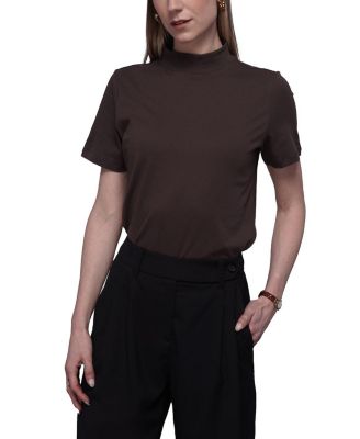 Click here for Wildfang The Everyday Mock Neck Tee prices