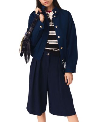 Click here for Maje Cotton Bomber Jacket prices