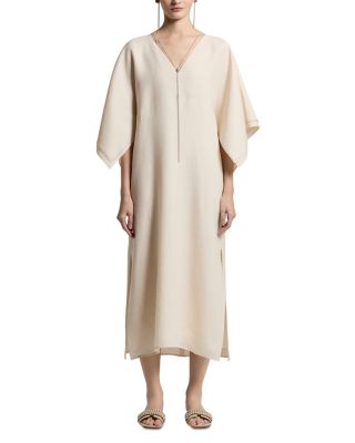 Click here for Peserico Embellished V Neck Midi Dress prices