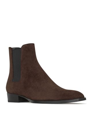 Click here for Saint Laurent Mens Wyatt Chelsea Boots prices