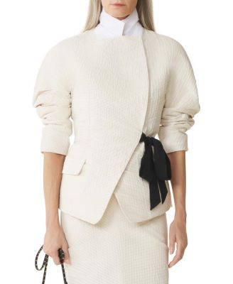 Click here for Lanvin Belted Jacquard Jacket prices
