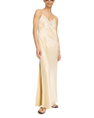 Click here for By Malene Birger Vera Satin Slip Dress prices