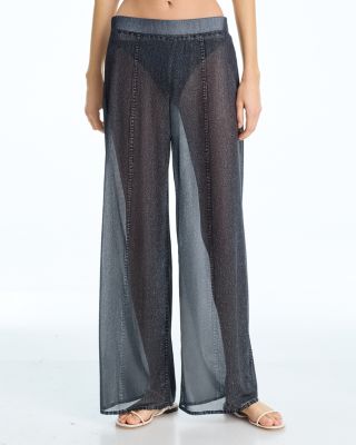 Click here for rag & bone Miramar Mesh Wide Leg Pants prices