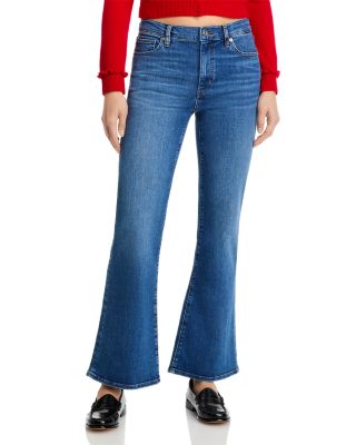 Click here for Frame The Icon High Rise Flare Jeans in Provence prices