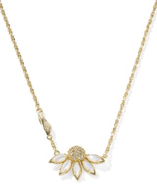 Click here for Kendra Scott Anya Nano Gem & Mother Of Pearl Flowe... prices