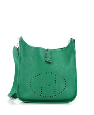 Click here for Pre-Owned HERMES Pm Evelyne Bag Gen Iii Clemence prices