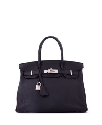Click here for Pre-Owned HERMES Birkin 30 Handbag Black Togo with... prices