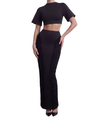 Click here for Heiress Beverly Hills The Sculpt Cropped Tee prices