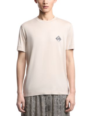 Click here for Emporio Armani Regular Fit Crewneck Logo T-Shirt prices