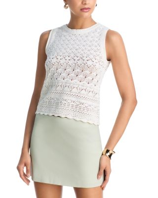Click here for Aqua Crochet Knit Tank - Exclusive prices