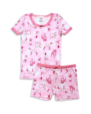 Click here for Esme Girls Dog Print Short Sleeved Top & Shorts Pa... prices