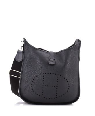 Click here for Pre-Owned HERMES Pm Evelyne Bag Gen Iii Clemence prices