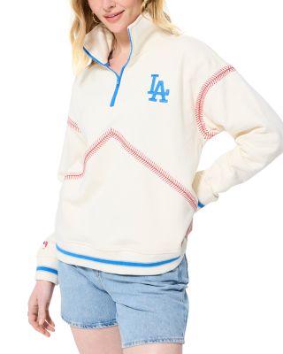 Click here for Terez Baseball Stitch Quarter Zip Sweatshirt prices