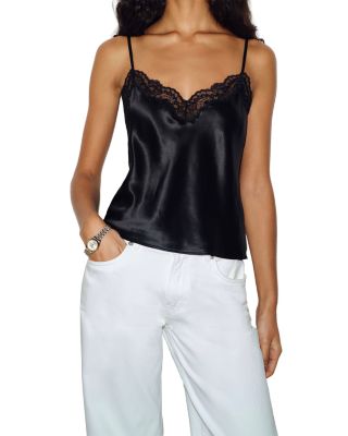 Click here for Reformation Teddy Silk Top prices