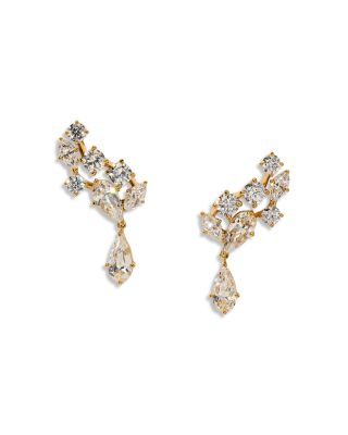 Click here for Nadri Riviera 18K Yellow Gold Plated Cluster Cubic... prices
