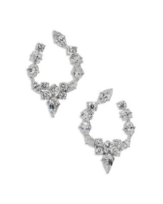 Click here for Nadri Riviera Cubic Zirconia Front To Back Earring... prices