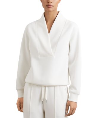 Click here for Reiss Annabel Shawl Neck Sweatshirt prices