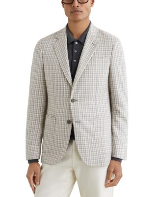 Click here for Reiss Canty Tailored Fit Houndstooth Blazer prices